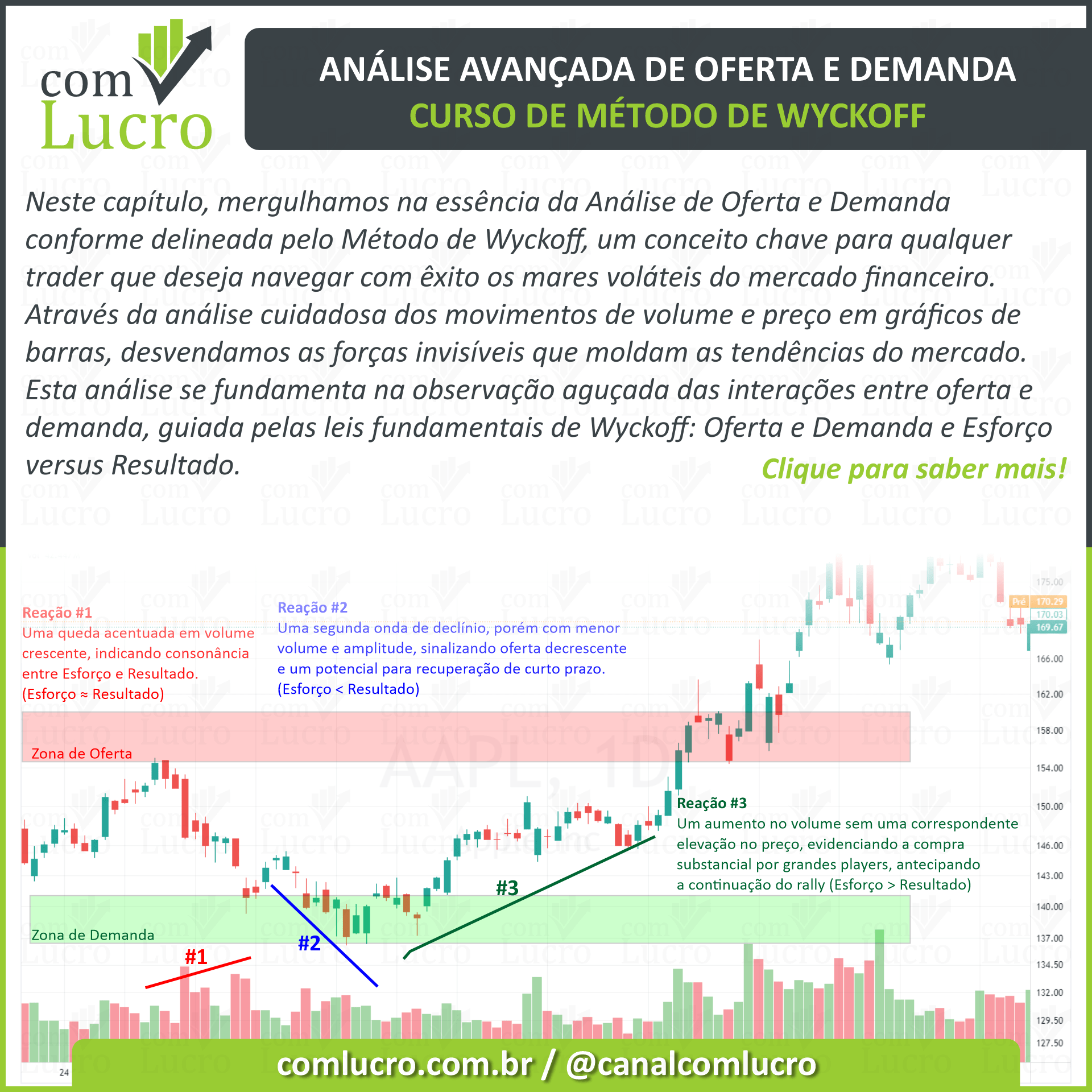 Análise Avançada de Oferta e Demanda no Método Wyckoff - Com Lucro